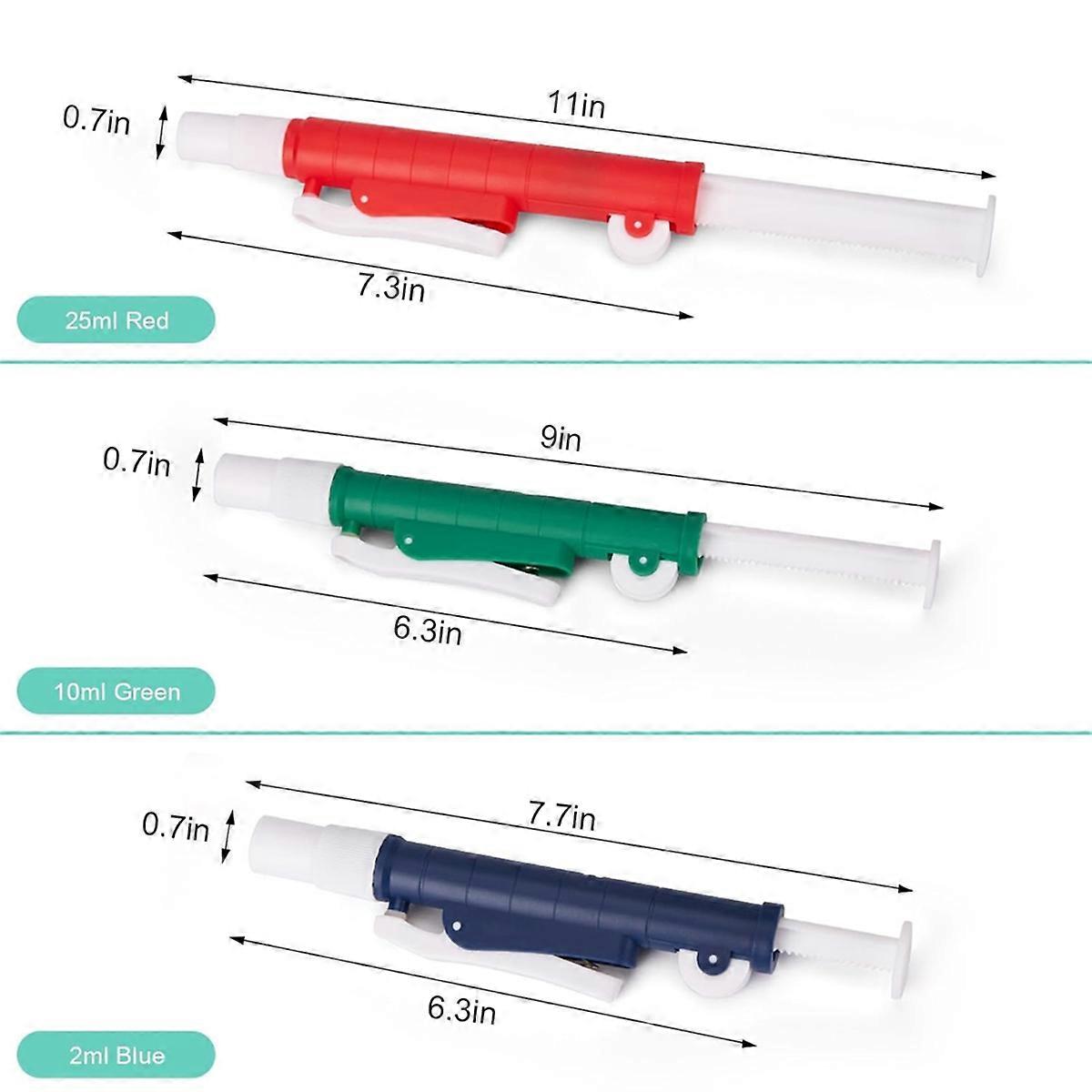 Pipette Pumps, 3pcs lab Handheld Pumps | Fruugo UK