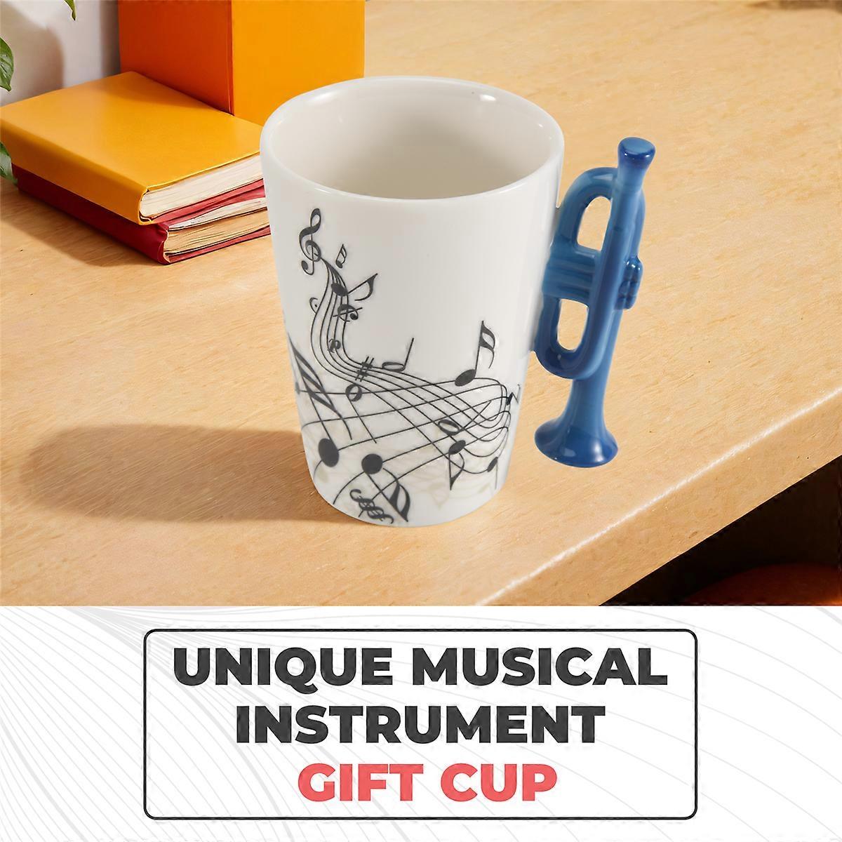 240Ml, Music Ceramic Mug Cute Coffee Tea Milk Stave Mugs and Cups with ...