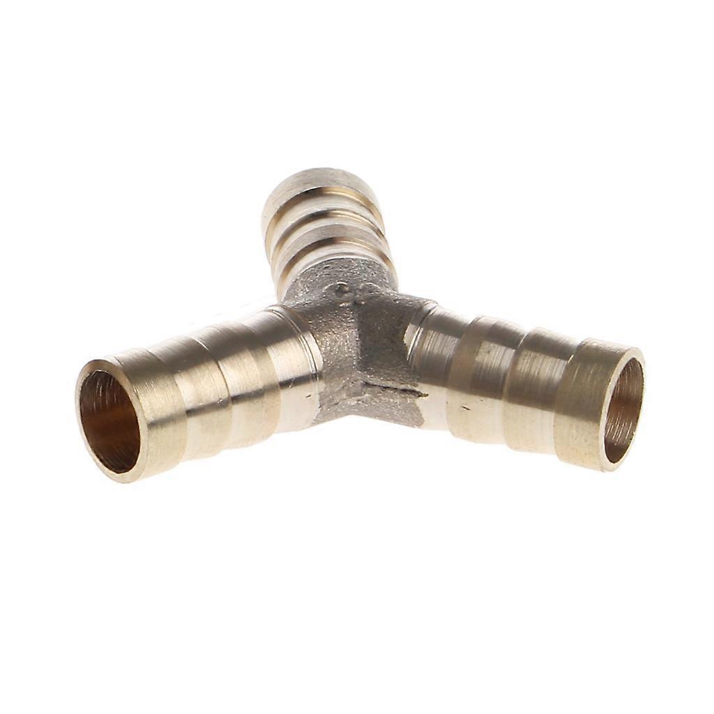 Y Shape 3 Way Joint Splicer Tube Hose Tee Connector 3 way Union Brass ...
