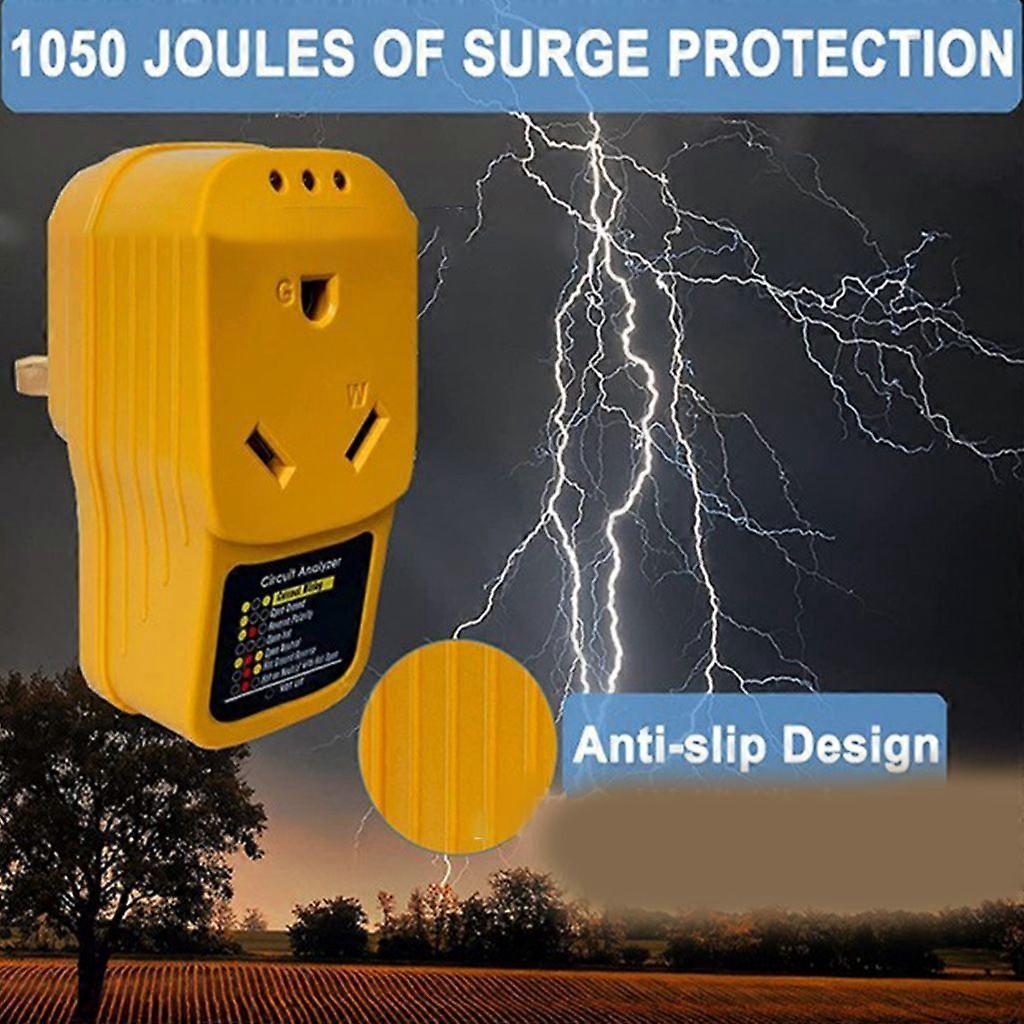for Camper Trailer Campervan RV Surge Protector Adapter Circuit ...