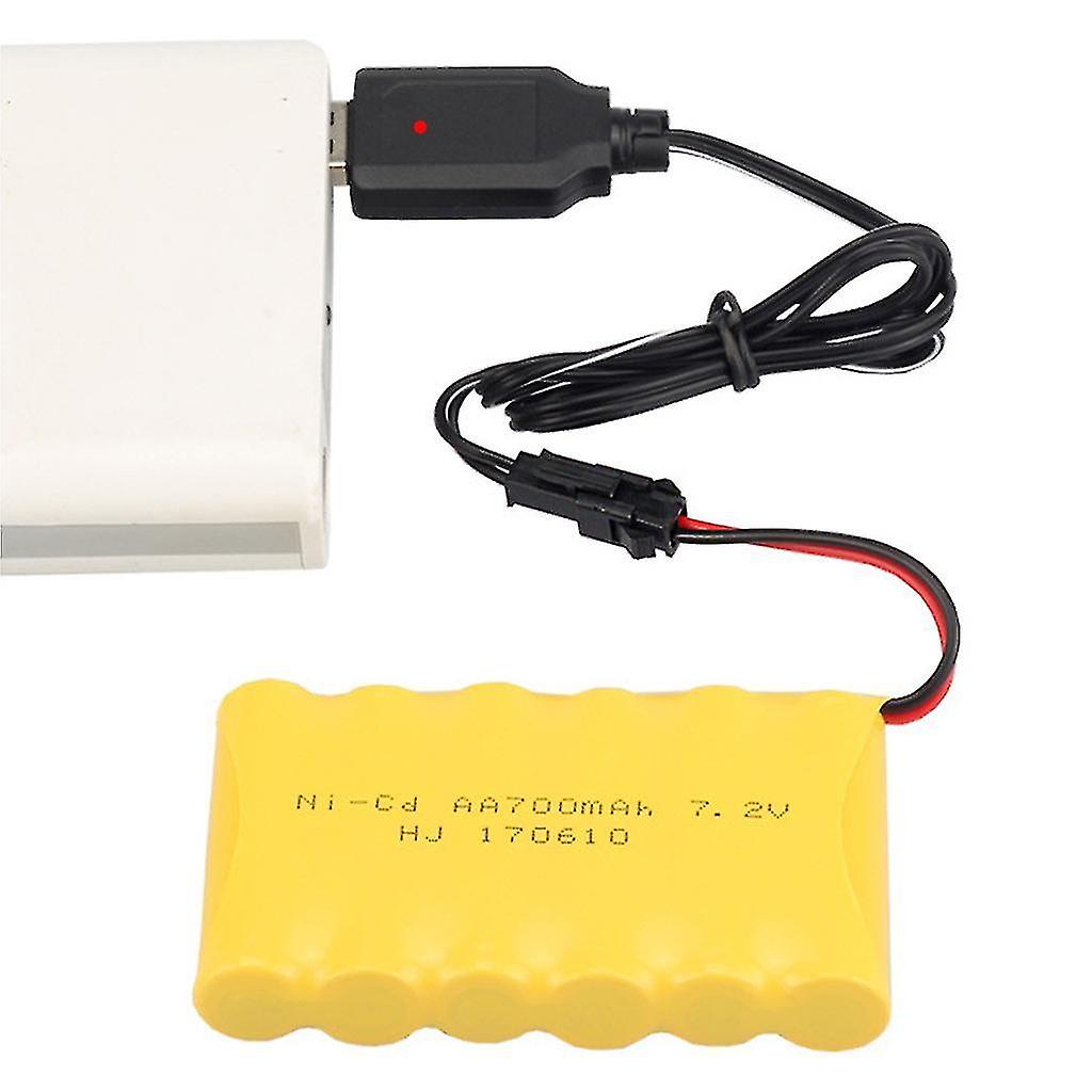7.2v Charging Cable Remote Control Toy Usb Wire Usb Charging Battery ...