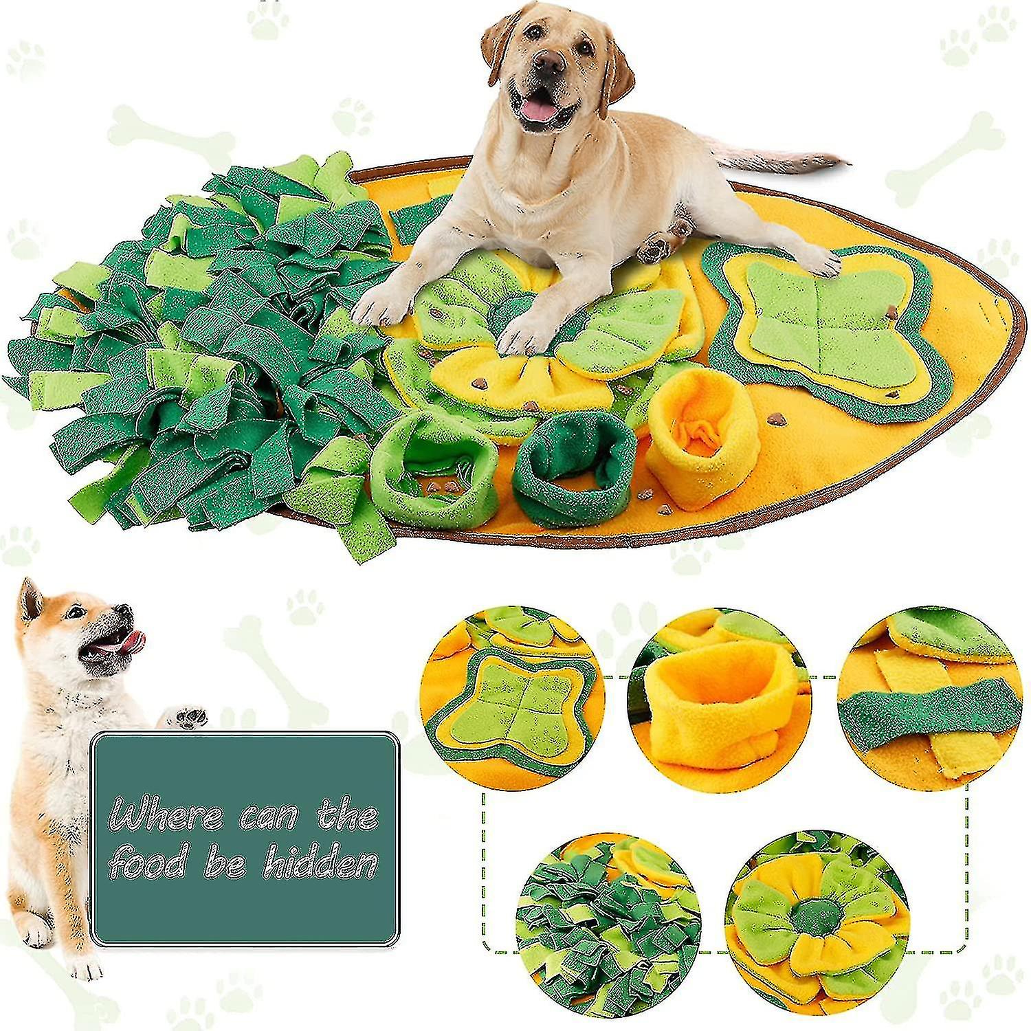 Sniff Mat 70*40cm Dog Ducators For Digging Mat Slow Food Toy Sniffing ...