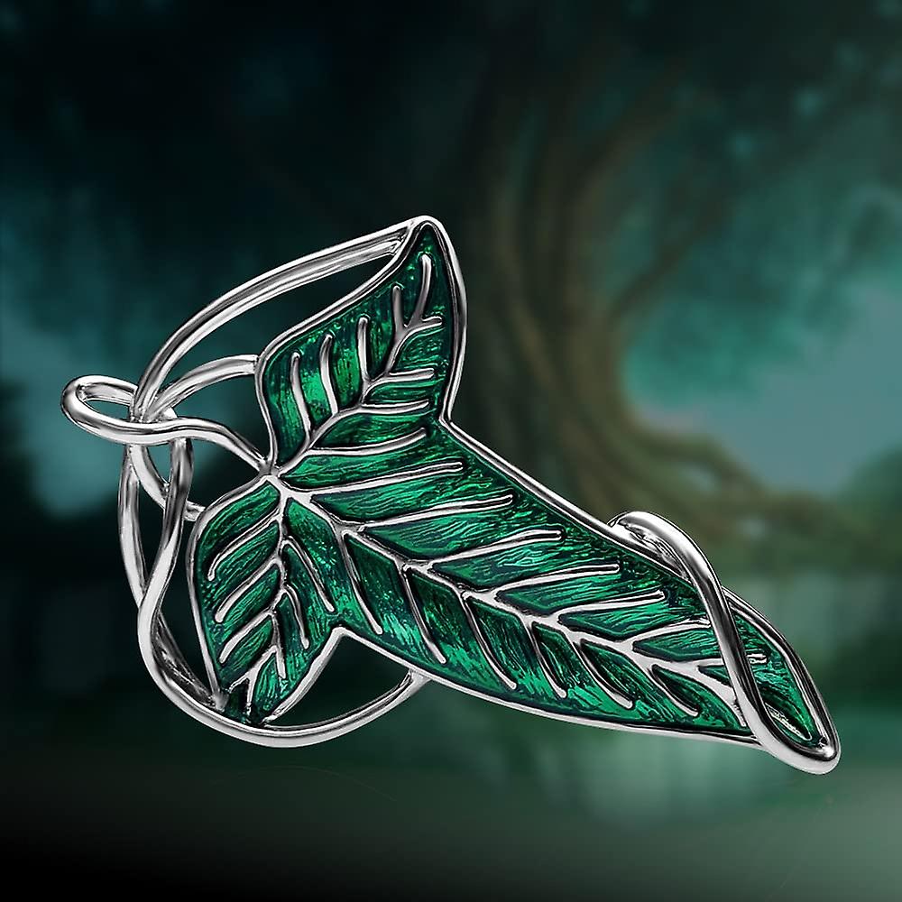 Elegant Elven Green Leaf Brooch Pins for Wormen Men Suit | Fruugo DK