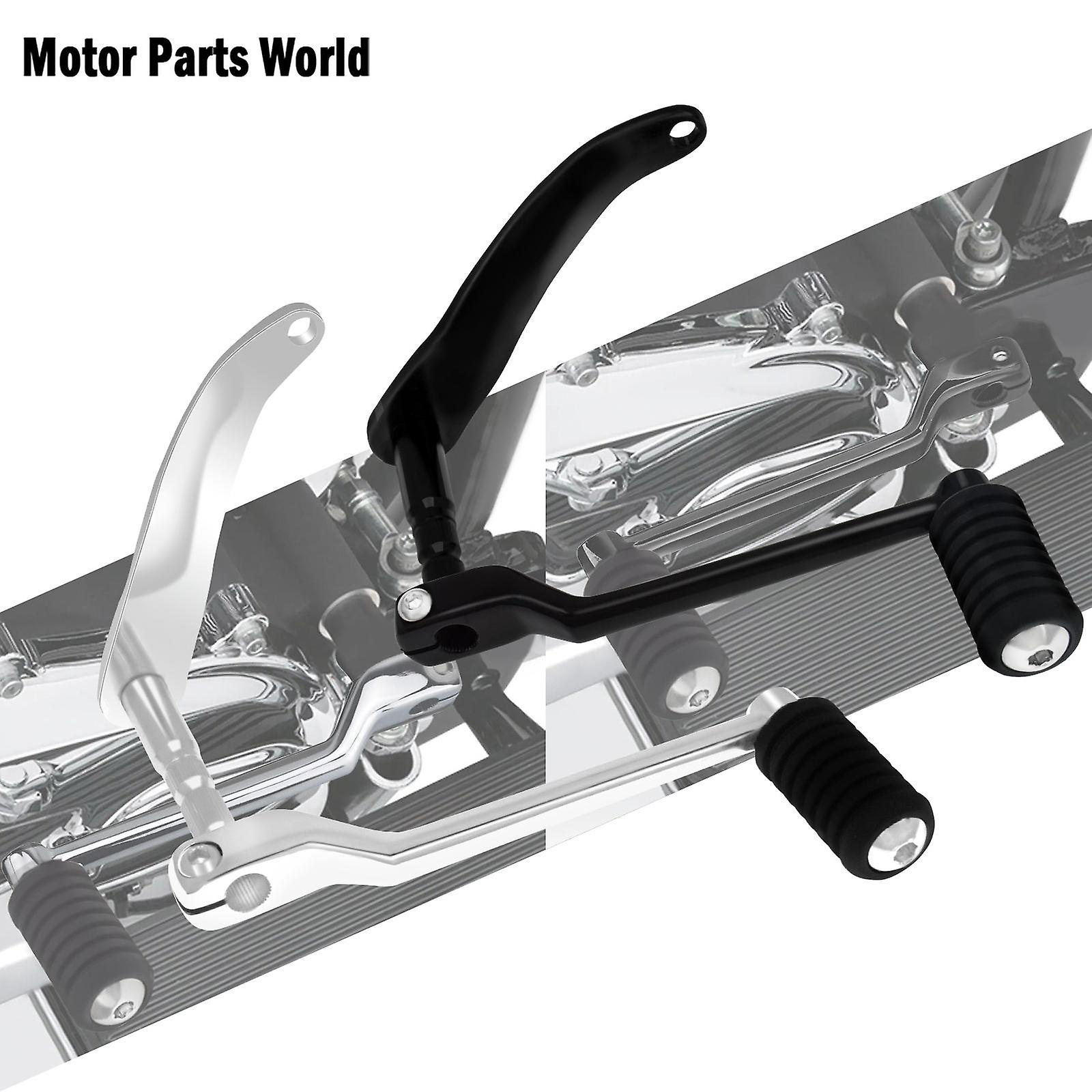 Motorcycle Heel Toe Gear Shifter Shift Rod Lever Arm Black/chrome For ...