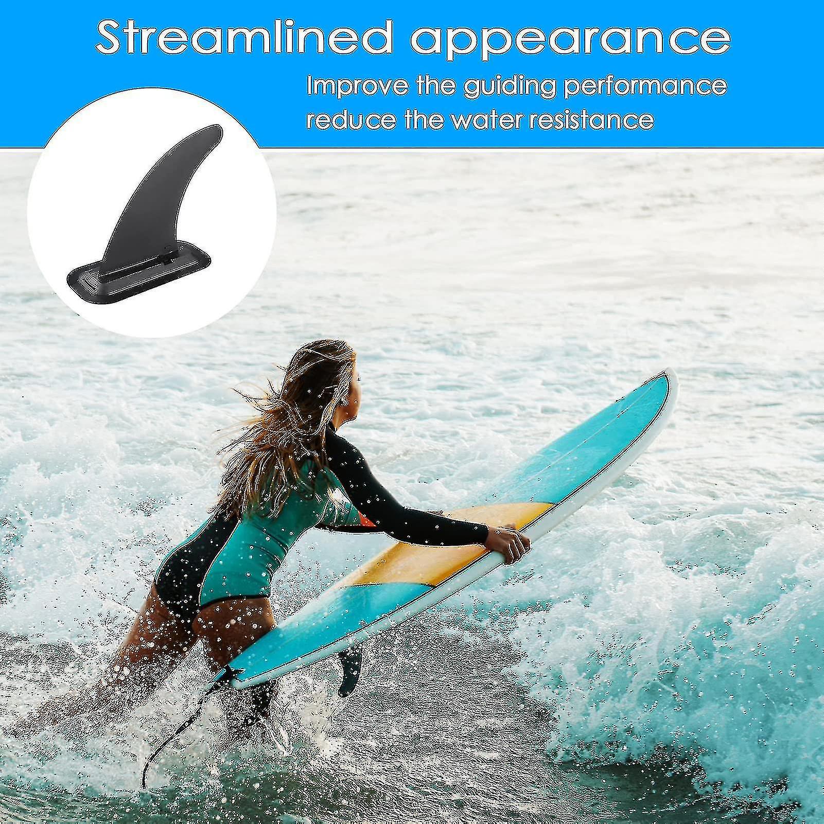 8 Inch Removable Universal Surfboard Sup Fin With Fin Base, Detachable ...