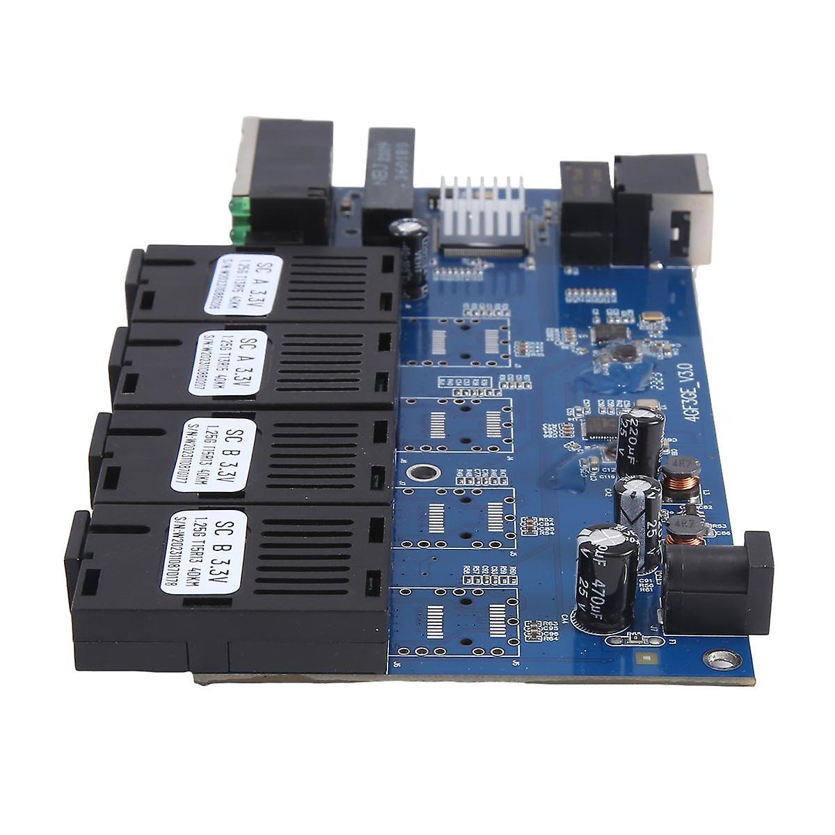 Gigabit Placa Metro Ethernet Switch Fibra 4X1.25G Fiber Port 3X100 ...