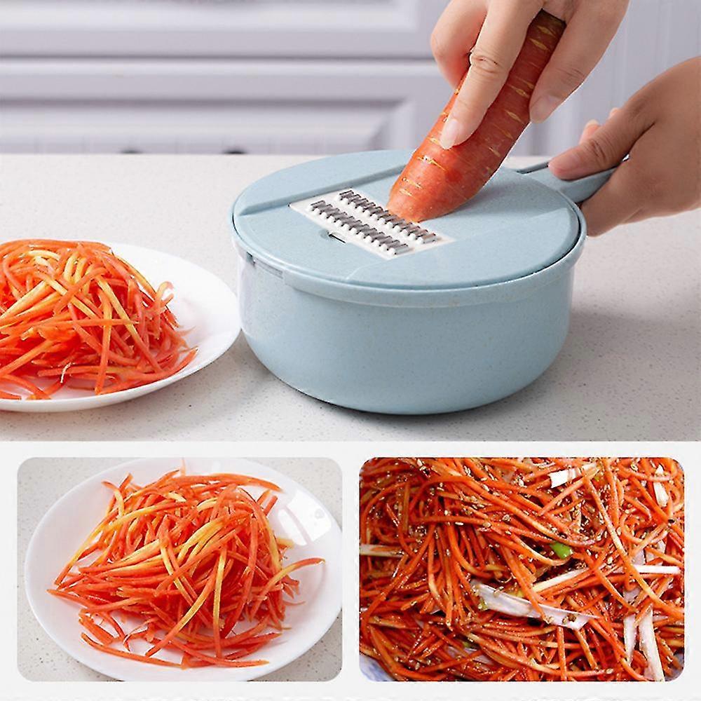 6/12 Piece Multifunction Food Chopper Set Household Manual Chopping ...