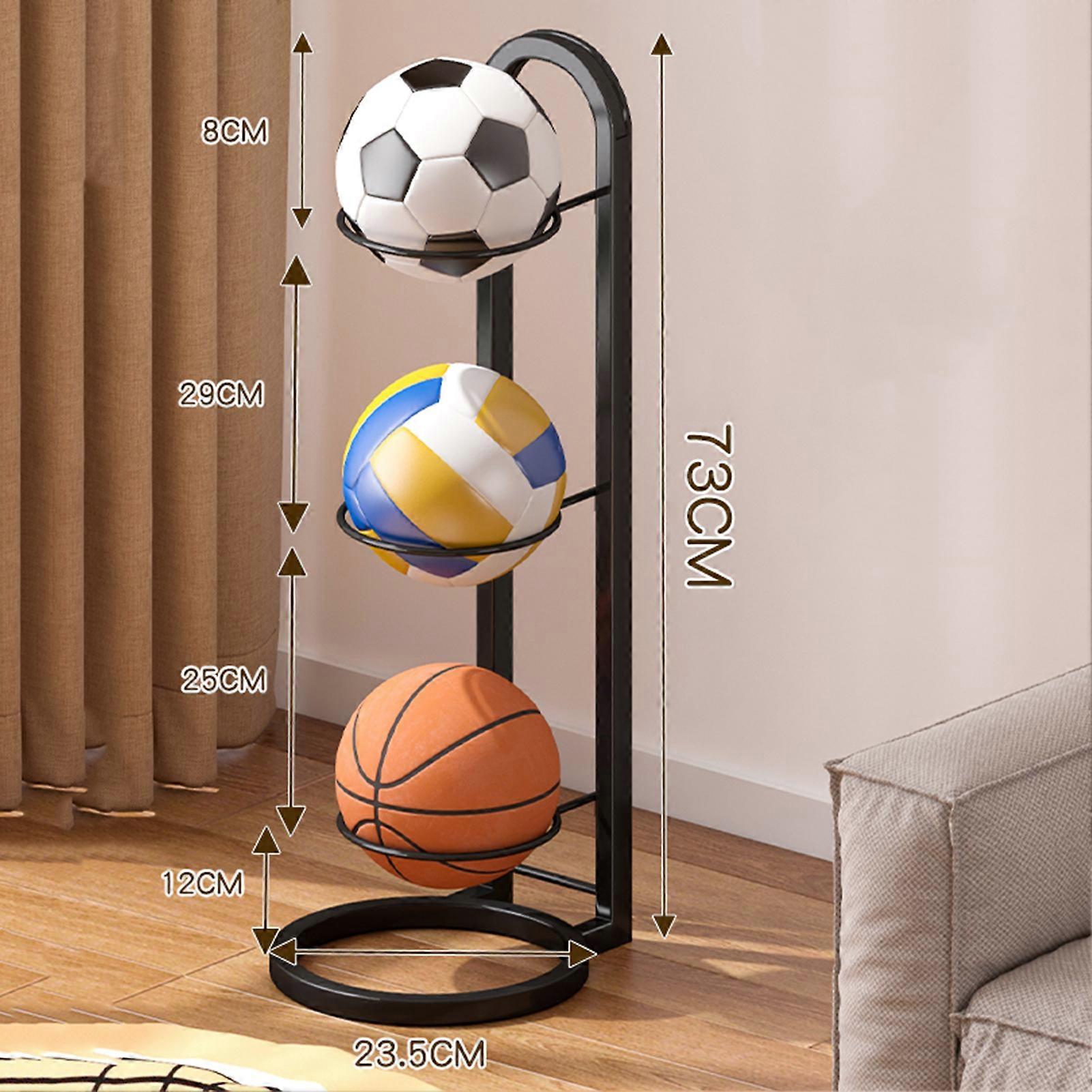 Basketball Ball Storage Rack Vertical Ball Stand Ball Storage Holder ...