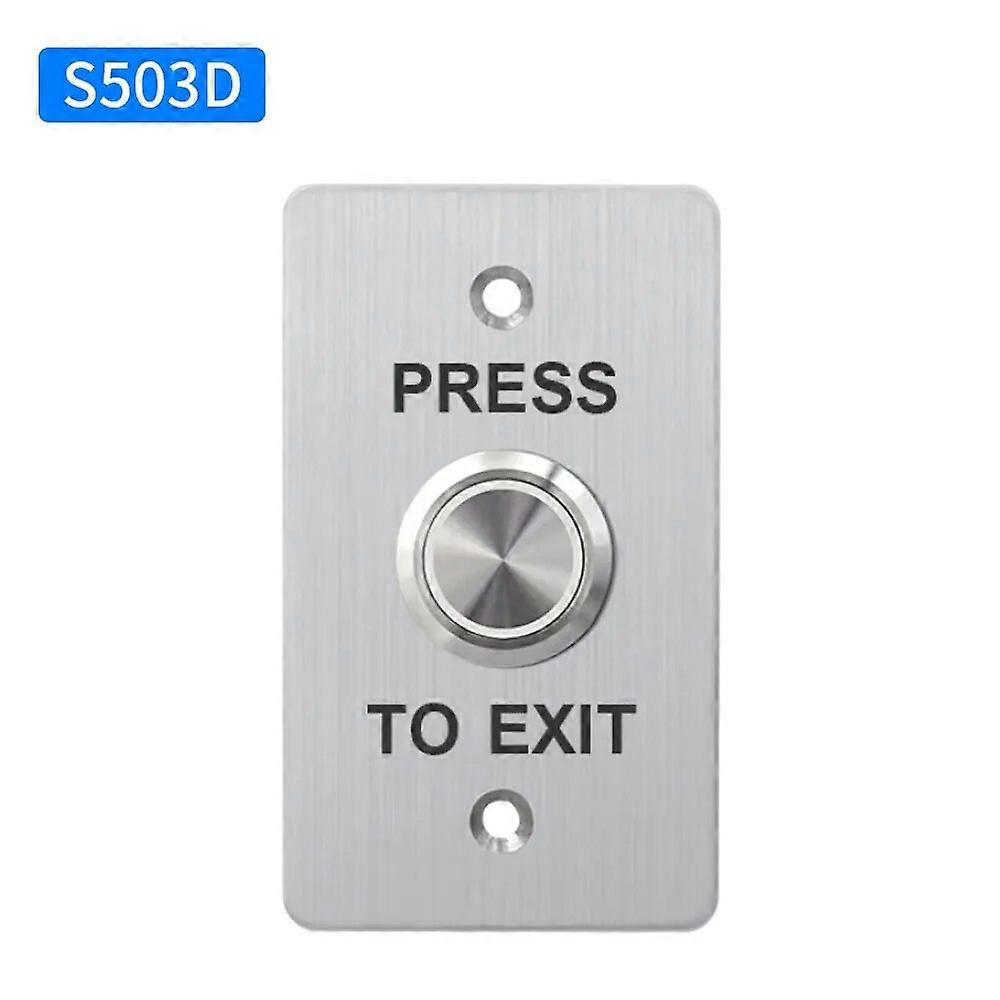 Waterproof Door Push Exit Button Gate Release Switch Opener COM NC NO LED Backlight For Door ...