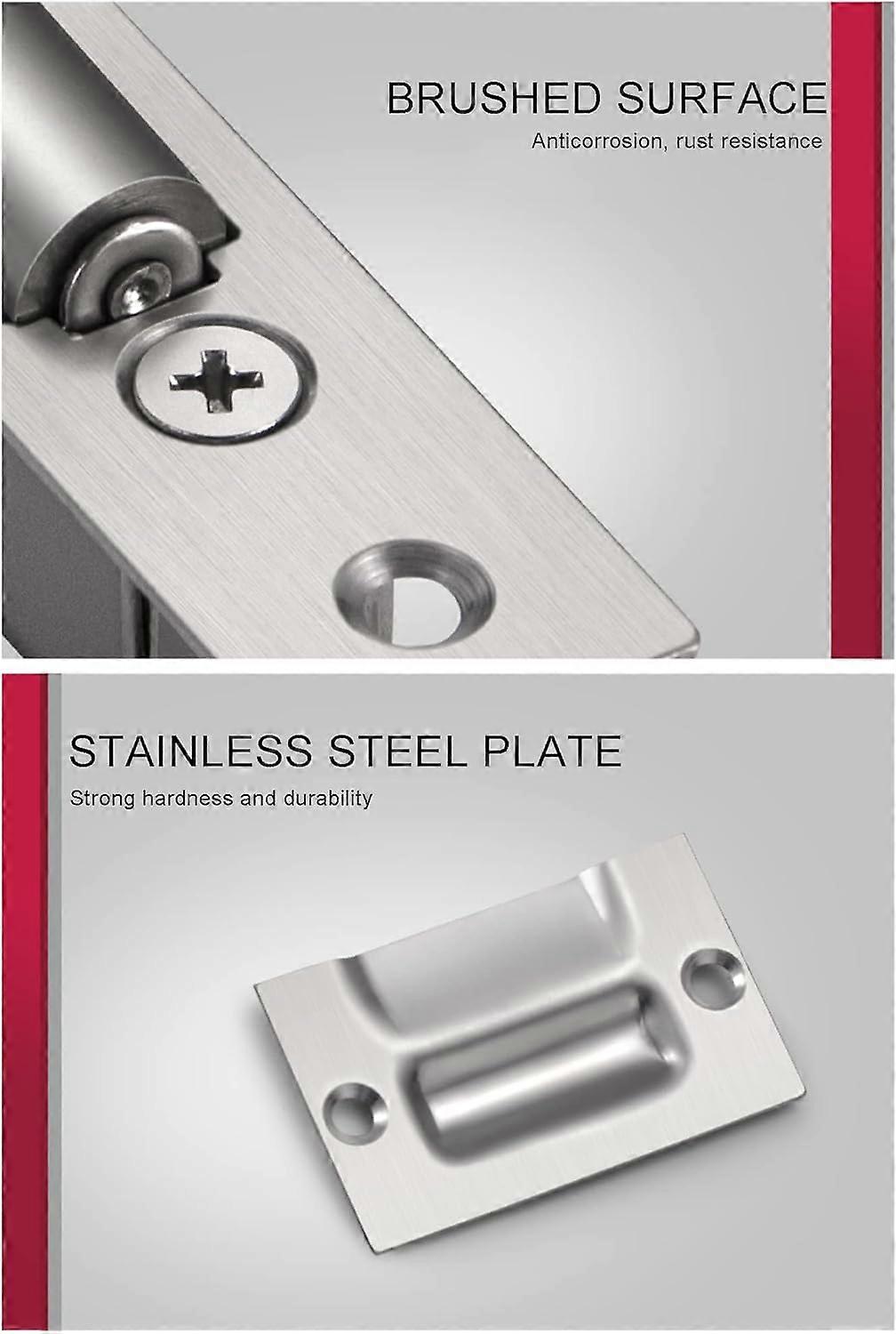 Stainless Steel Door Roller Latch Concealed Mortise Size 20mm Roller Latches for Wardrobe ...