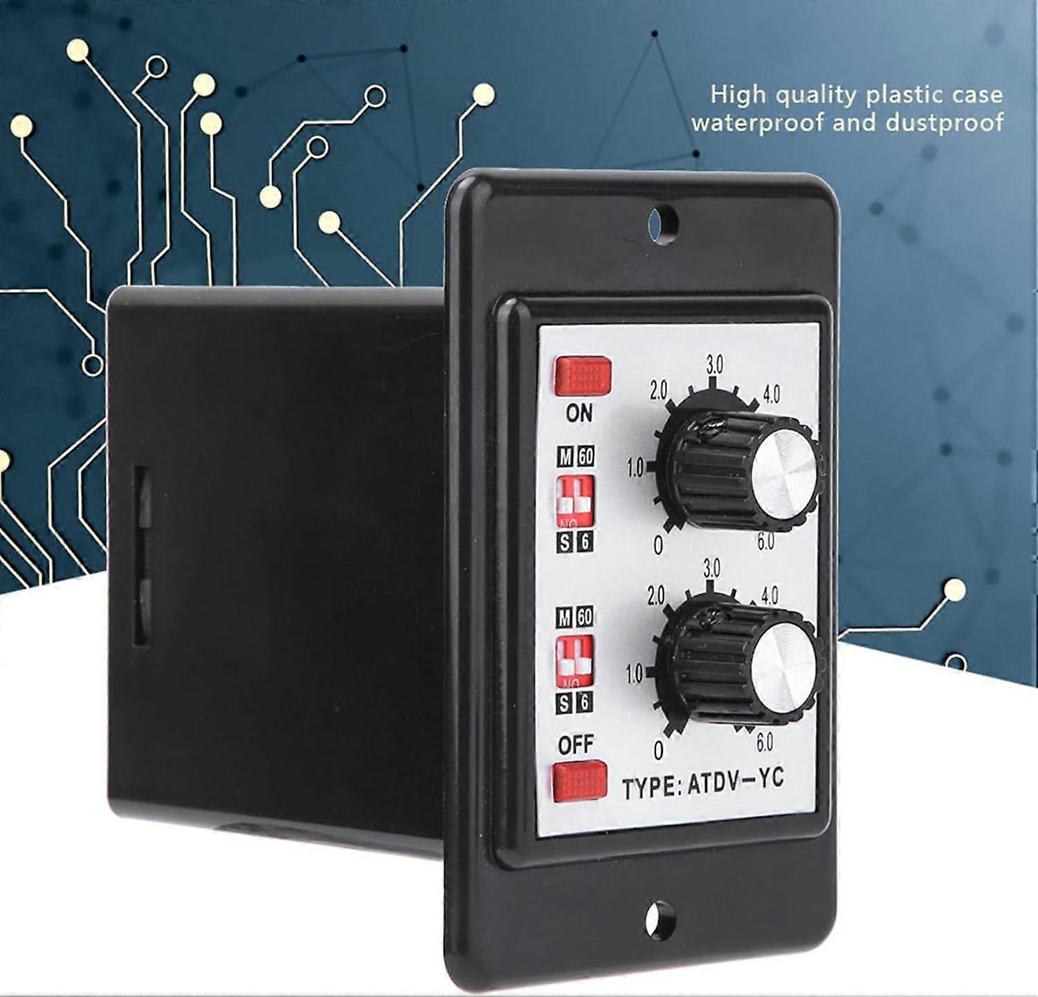 XHX On Off Timer Relay Double Timer Relay Control ADTV-YC 6S-60M(DC 24V ...