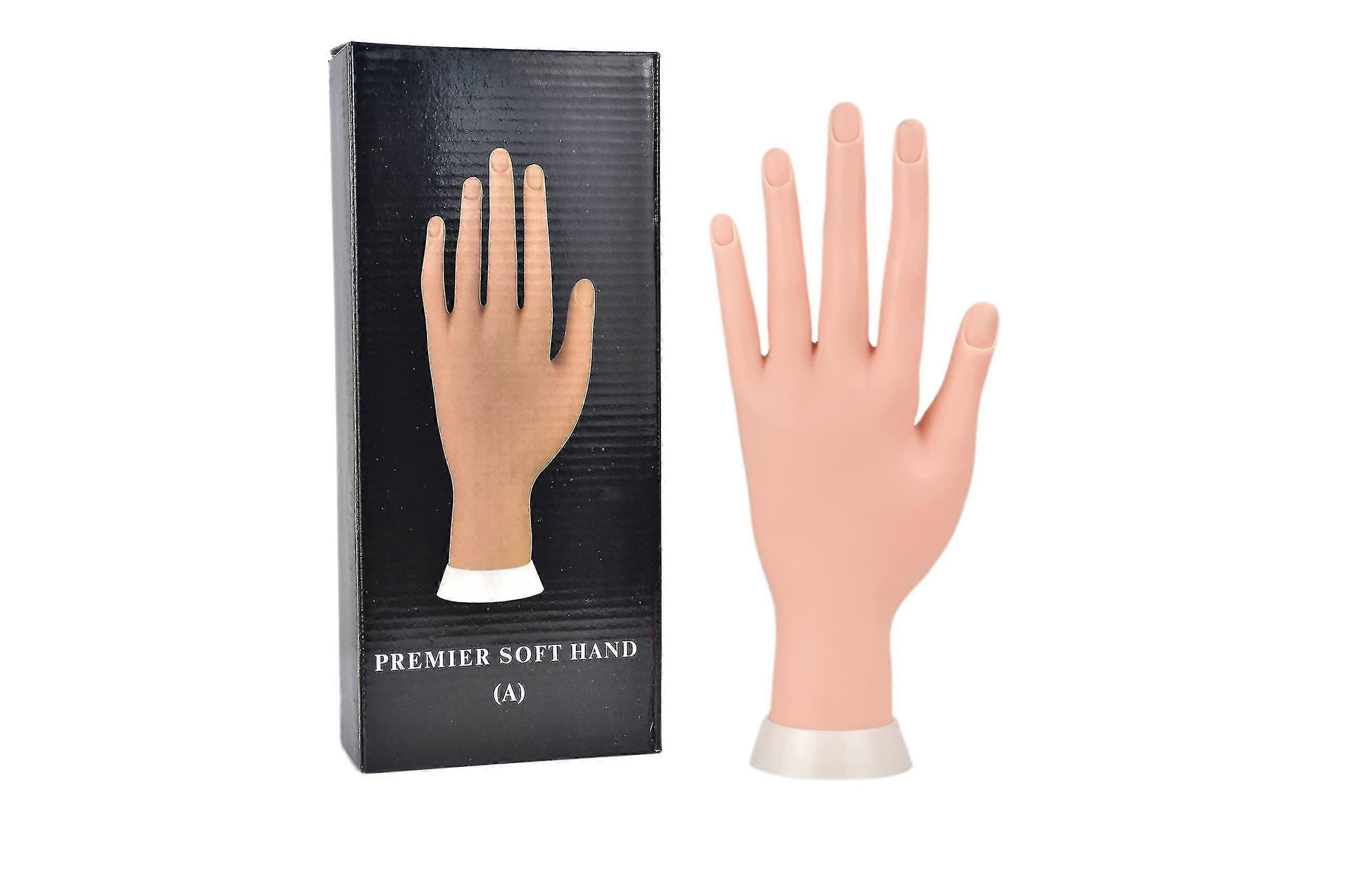 Manicure Practice Hands & Fingers Nail Hand Practice Model Flexible ...