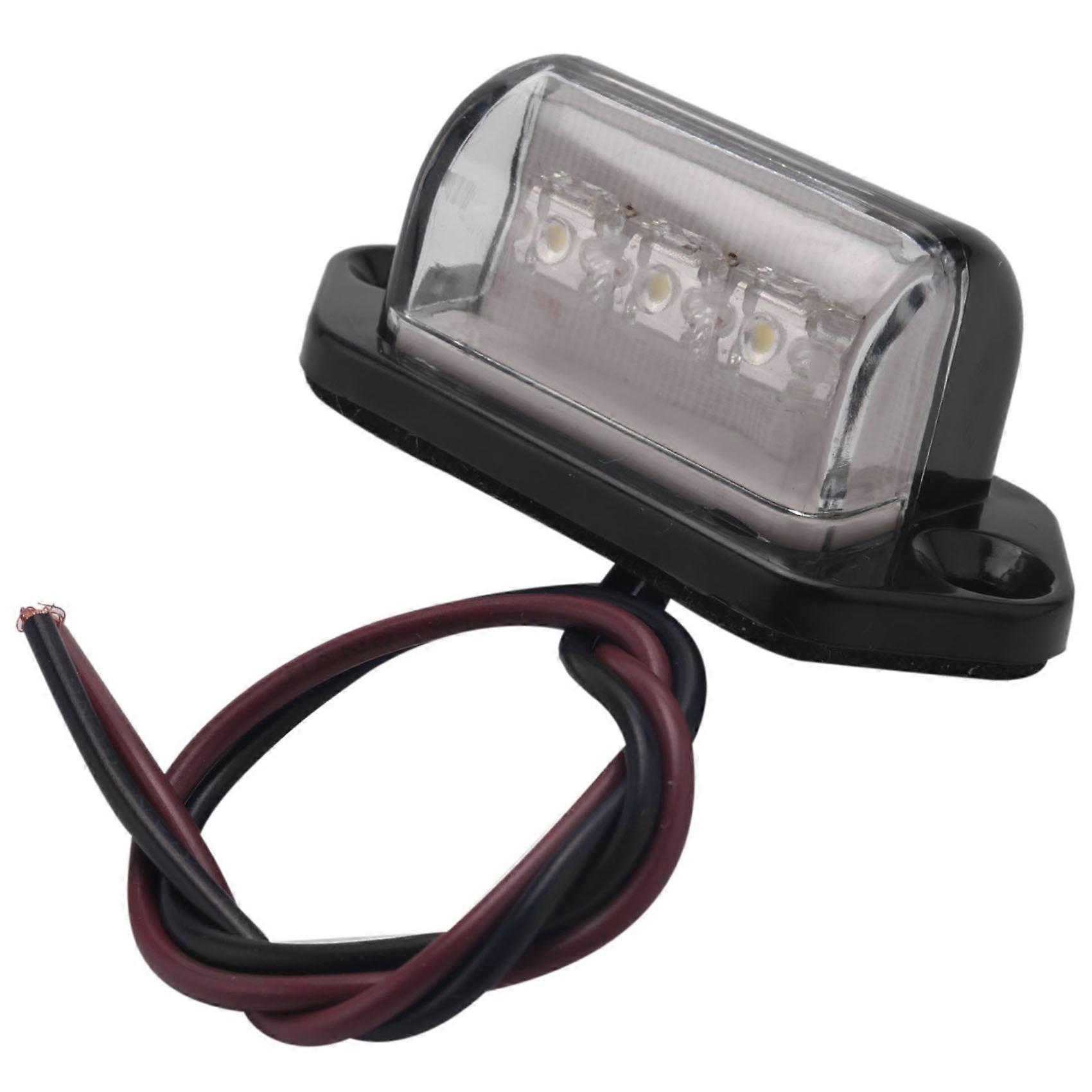 12/24V 3 LED LICENSE PLATE TAG LIGHT BOAT RV TRUCK TRAILER INTERIOR ...