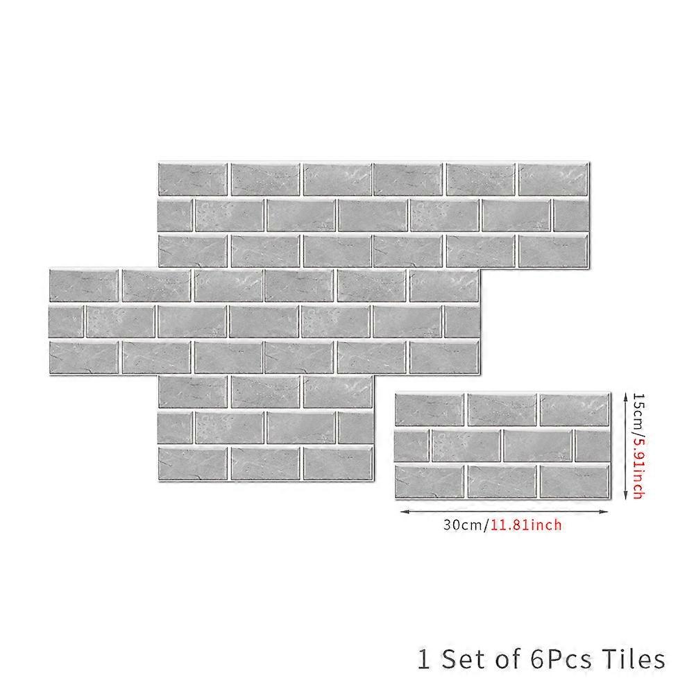 DWW-6 Pieces Kitchen Tile Stickers, Self-Adhesive Tile Sticker ...
