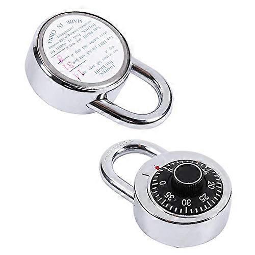 Combination Padlock, Rotating Padlock Round Dial Number Digit ...