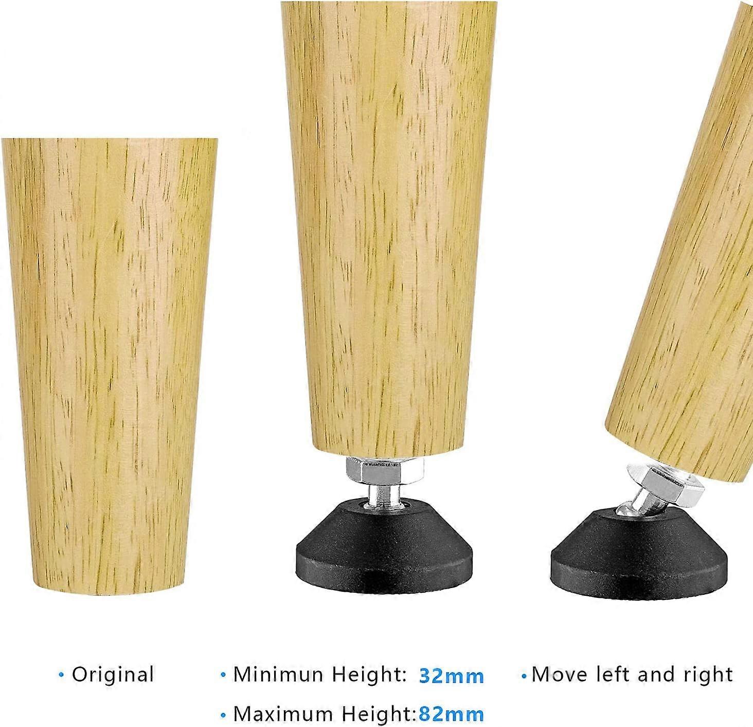 8 Pieces Leveling Feet 50*M8, Adjustable Furniture Feet, Stainless ...