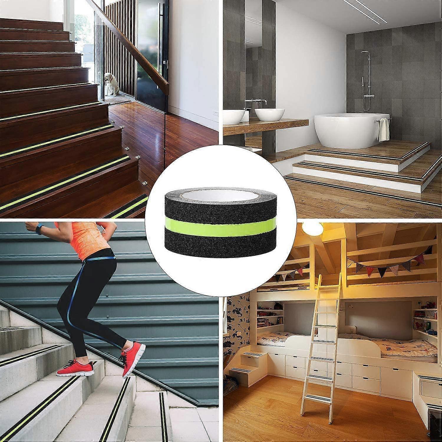 Anti Slip Grip Tape Glowing in Dark, Non Slip Adhesive Stair Treads ...