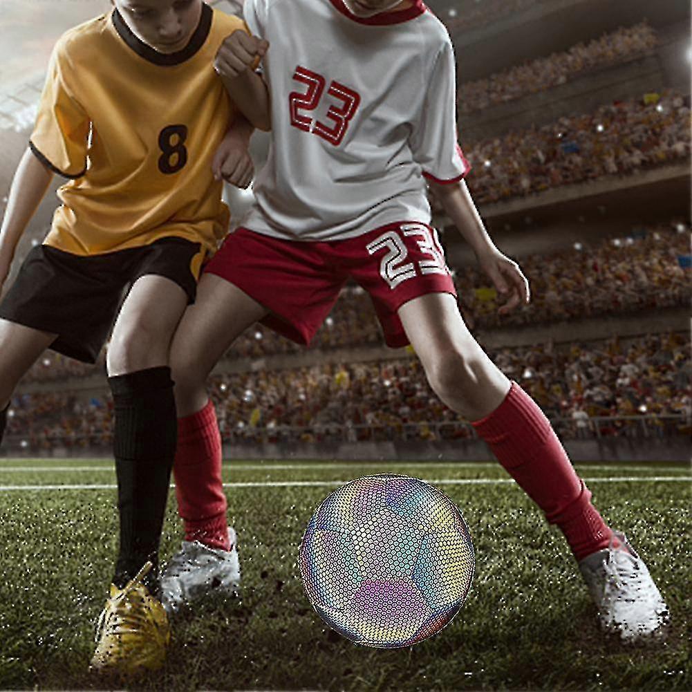 Luminous Football Soccer Light Up Football Glow In The Dark Size 4/5 ...