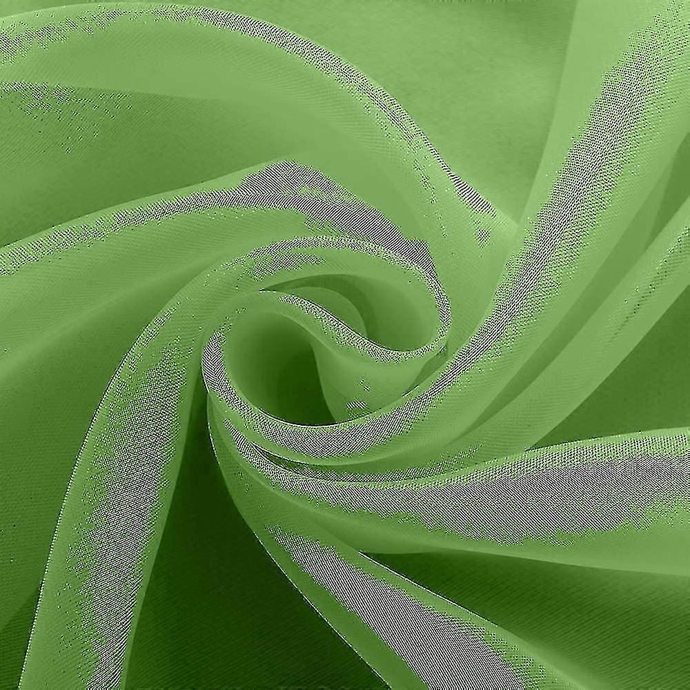 Voile Curtains With Ruffles In Linen Optics Transparent | Fruugo UK