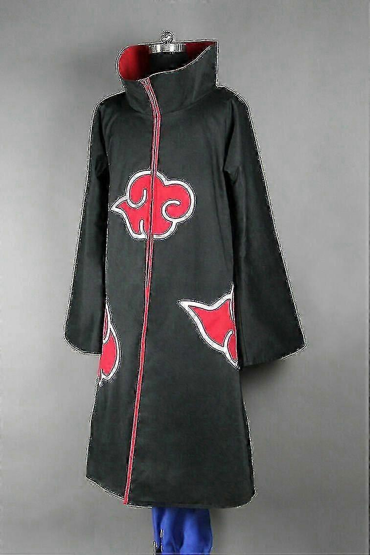 Naruto Akatsuki Tobi Uchiha Obito Robe Cloak Coat + Resin Mask Cosplay ...
