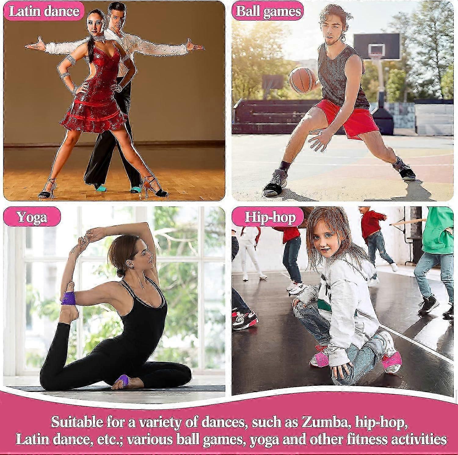 6 Pairs Pack Over Sneaker Dance Socks for Dancers Women Dance Socks ...