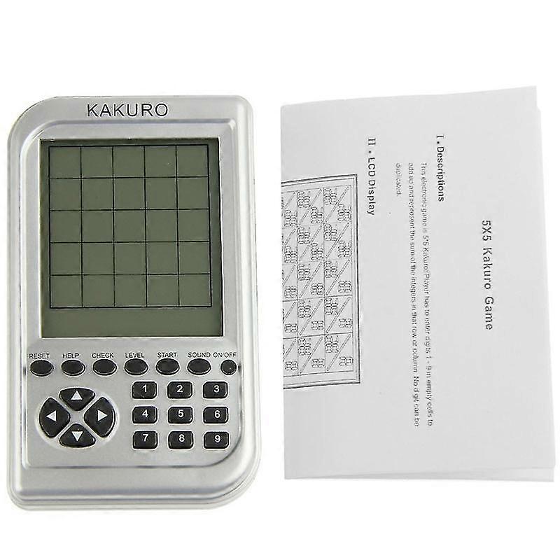 5 x 5 Electronic Kakuro Game Big Screen Squared Machine | Fruugo UK