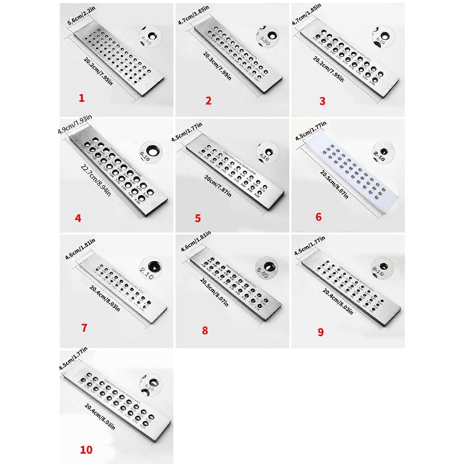 Jewelry Crafting Tool Wire Drawplate Steel Texture Round Draw Plate ...