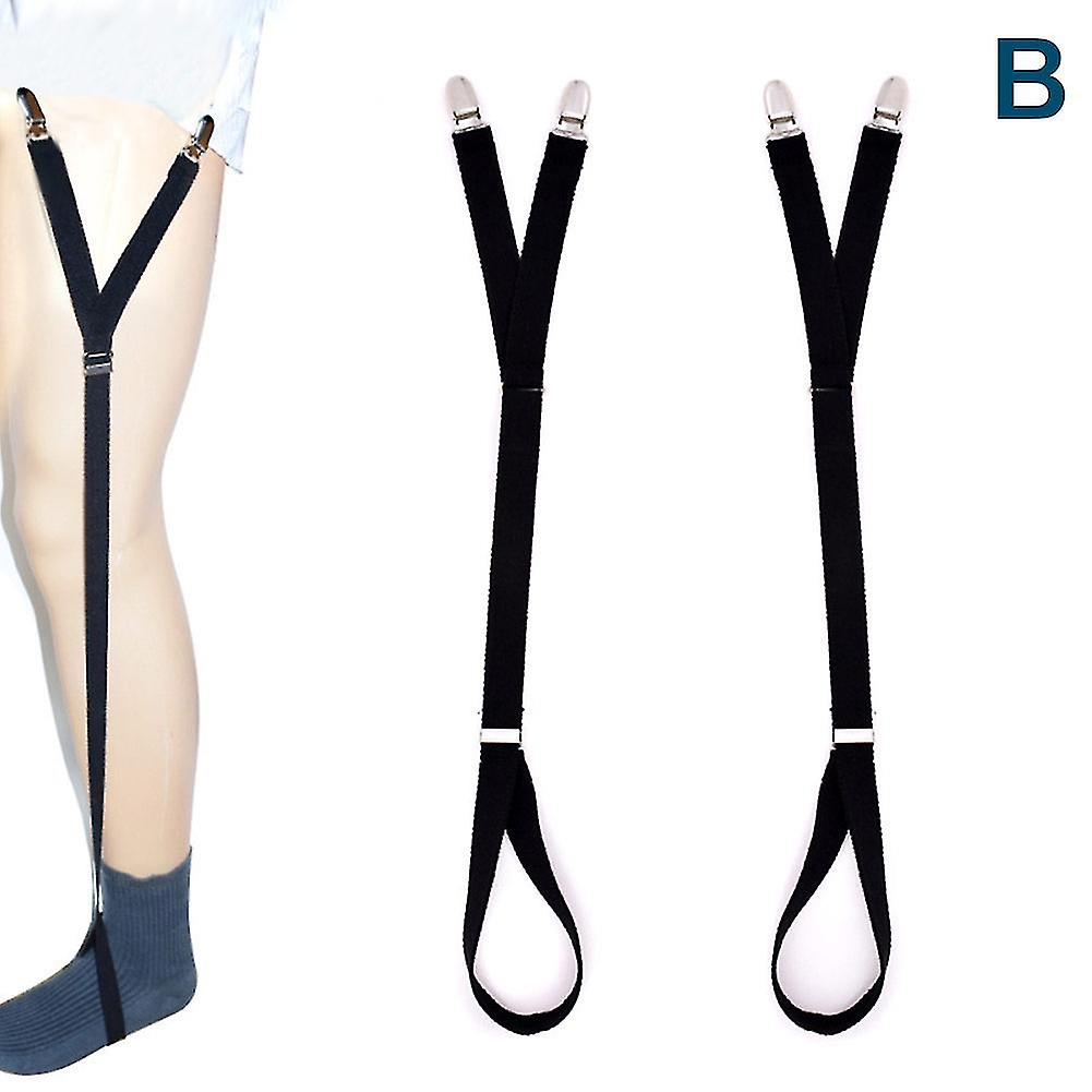 Fashion Men Shirt Stays Garter Suspenders Holder Elastic Y Shape ...