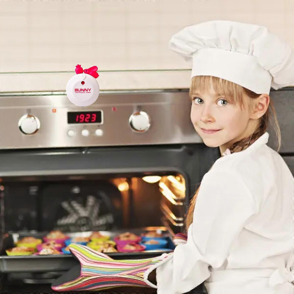 Cute Cartoon Bunny Timers 60 Minutes Mechanical Kitchen Cooking Timer ...