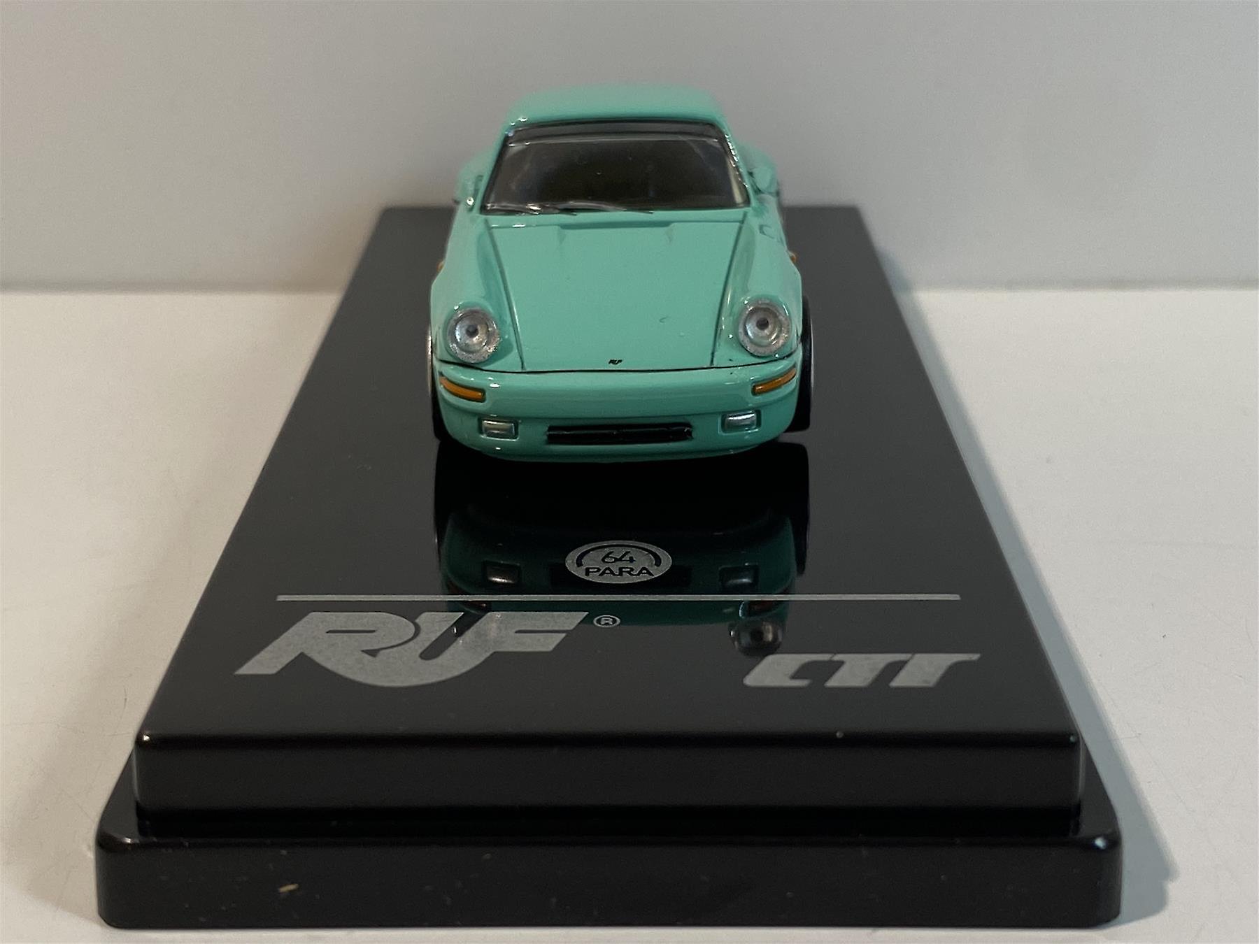 Porsche RUF CTR Yellowbird 1987 Mint Green 1:64 Scale Paragon 55293L ...