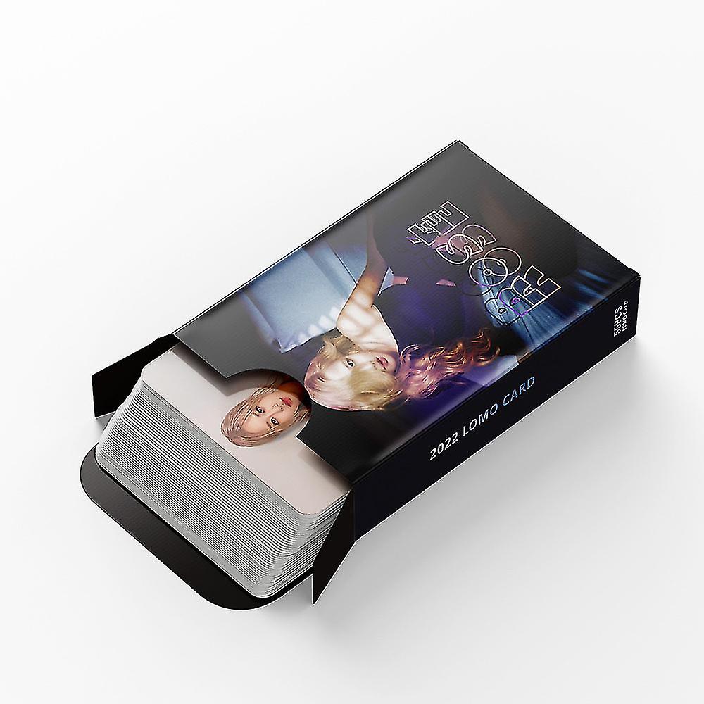 54pcs/set Kpop Rose Lisa Solo Bp New Album Self Made Paper Lomo Cards ...