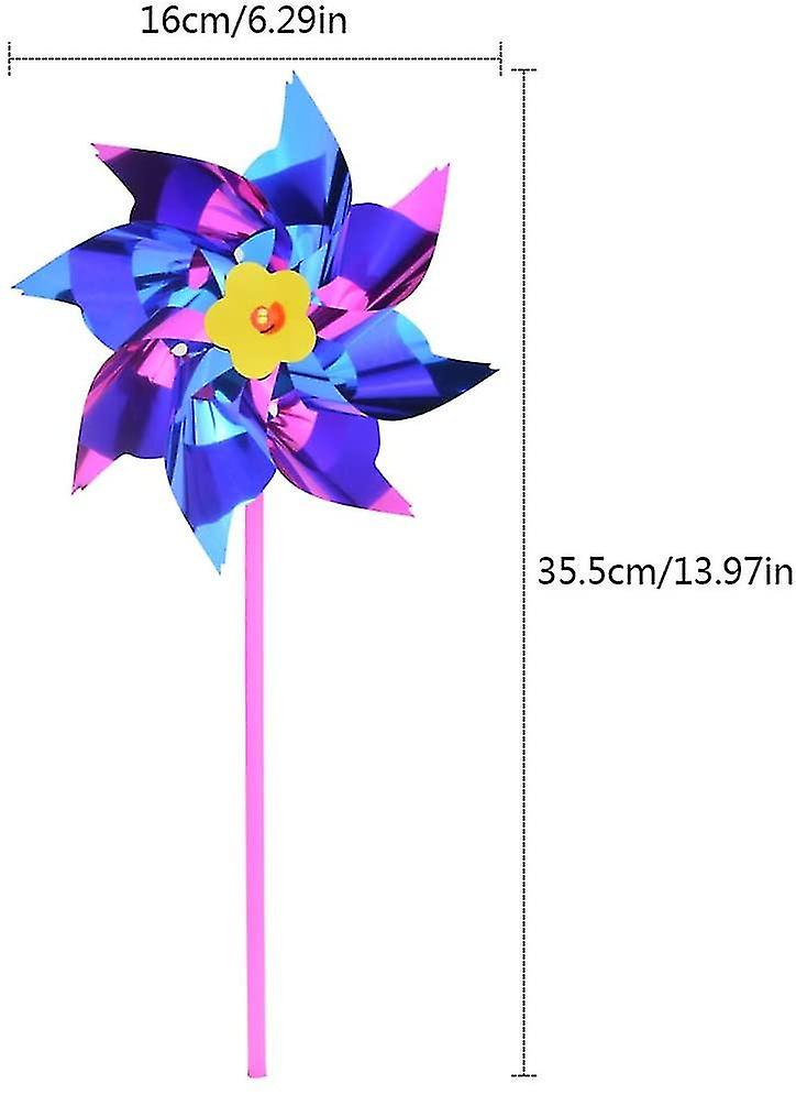 100 Pieces Plastic Rainbow Pinwheels, Pinwheel Party Pinwheels Diy ...