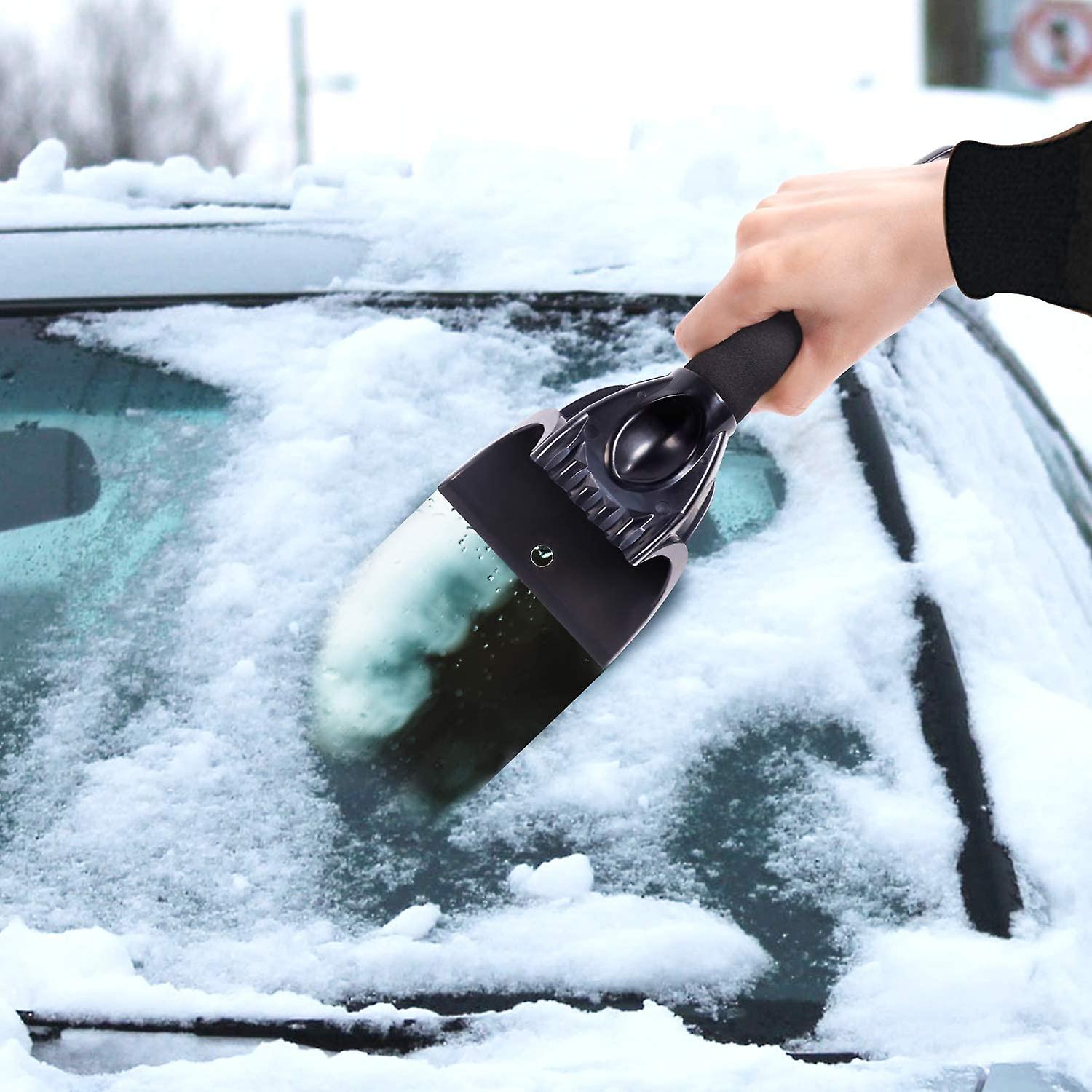 Ice Scraper For Car With Waterproof Glove Lined Of Thick Fleece Ice ...