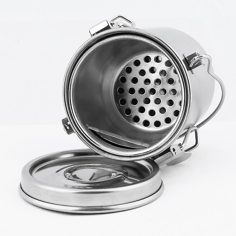 Brush Washer, Small Air-Tight Stainless Steel Brush Cleaner Brush Wash ...