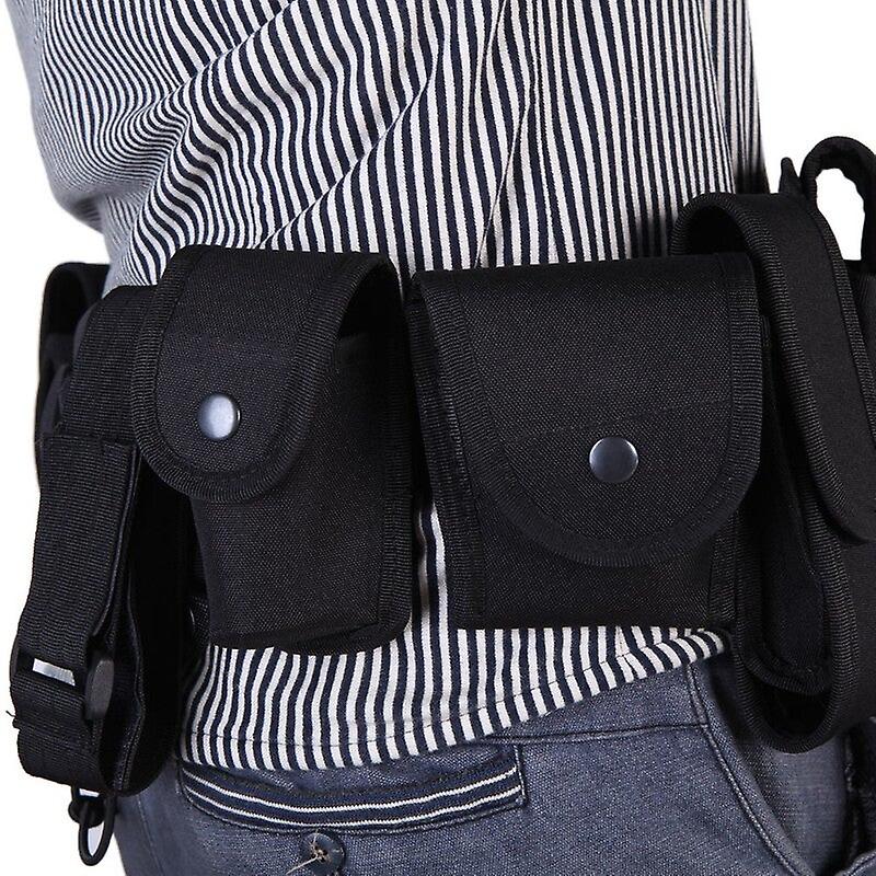 Tactical Police Security Guard Equipment Duty Utility Kit Belt With ...