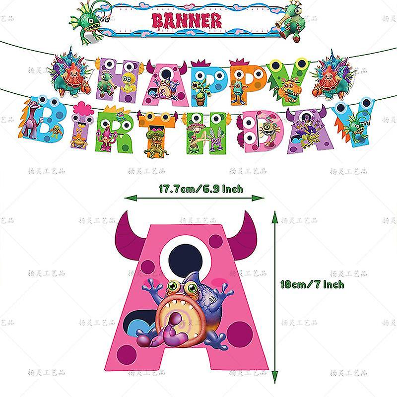 Monster Concert Themed Birthday Party Decorations My Singing Monster ...