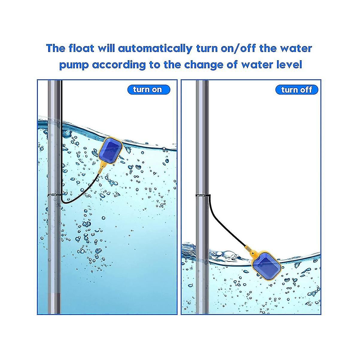 Float Switch For Sumps Pump Tethered Float Switch Tank With 10ft Power Cord Perfect For Sewage ...