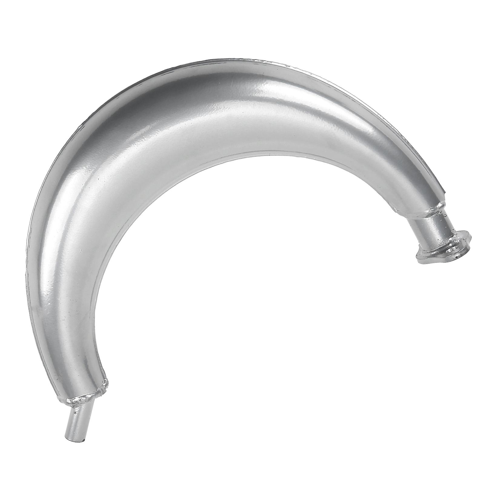 Motorized Bicycle Exhaust Muffler Pipe - Half Moon Shape, Steel Alloy ...