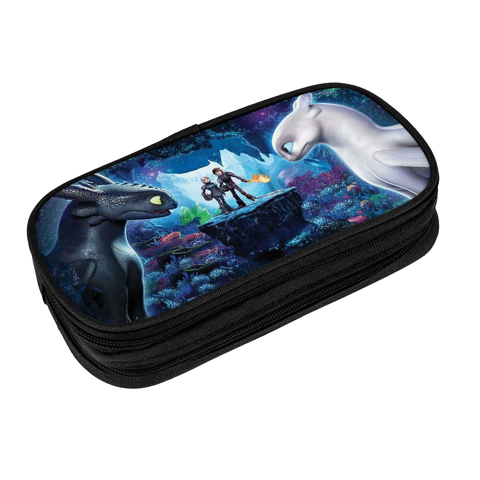 How to Train Your Dragon Pencil Case, Large Capacity Pencil Pouch ...