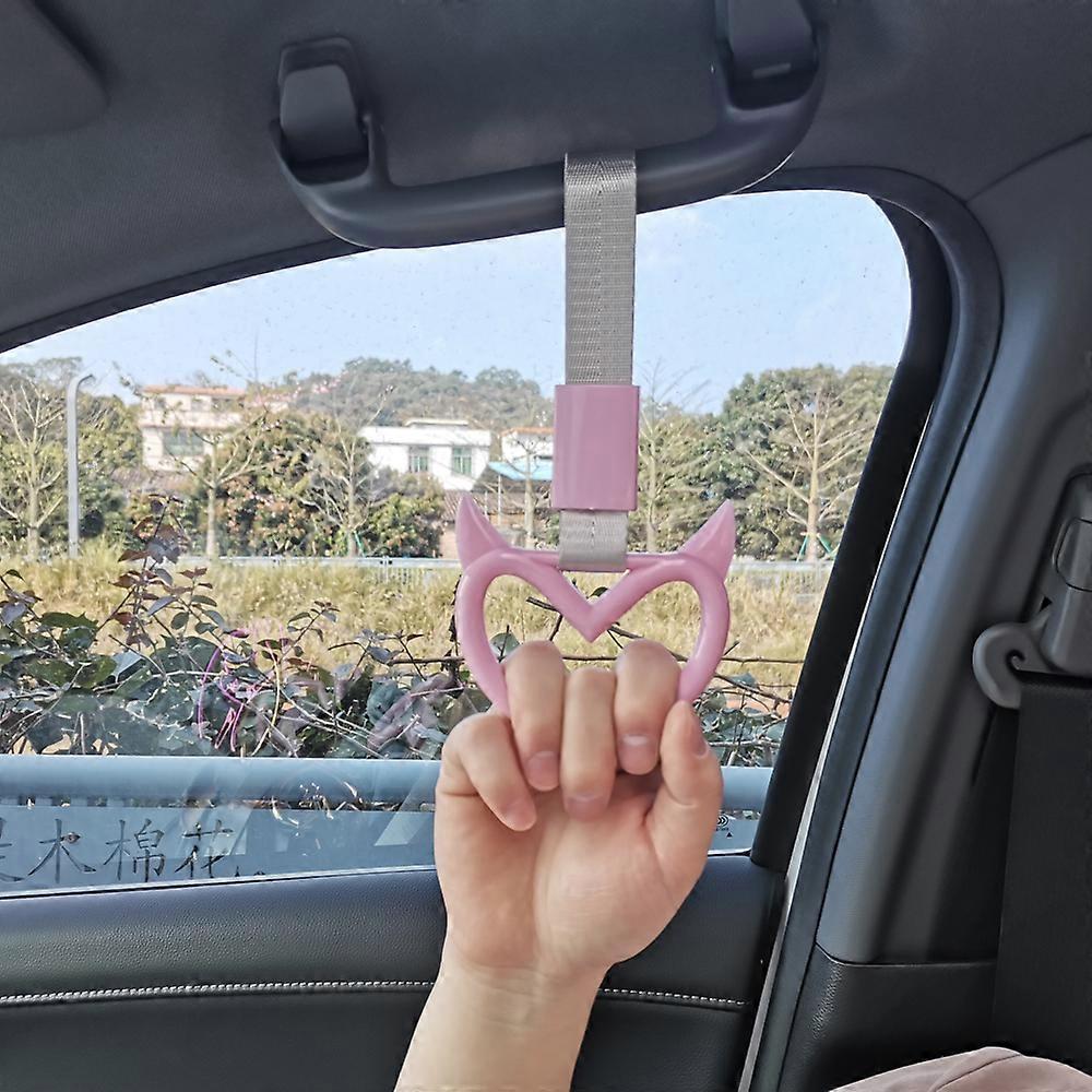 Car Tow Strap Tsurikawa JDM Ring Bus Train Hook Strap Cute Devil Shape ...