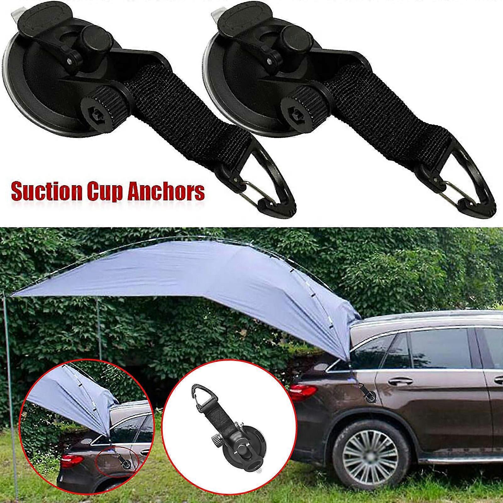 Car Tent Suction Cup Hook,with Securing Hook Tents Tarp,for Camping ...