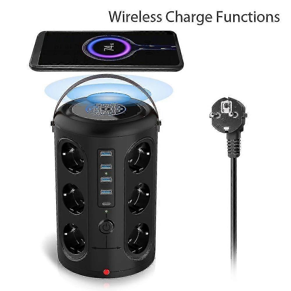 Multi Plug Socket Tower Extension 2500w Ac110-250v10a With 12 Ac ...