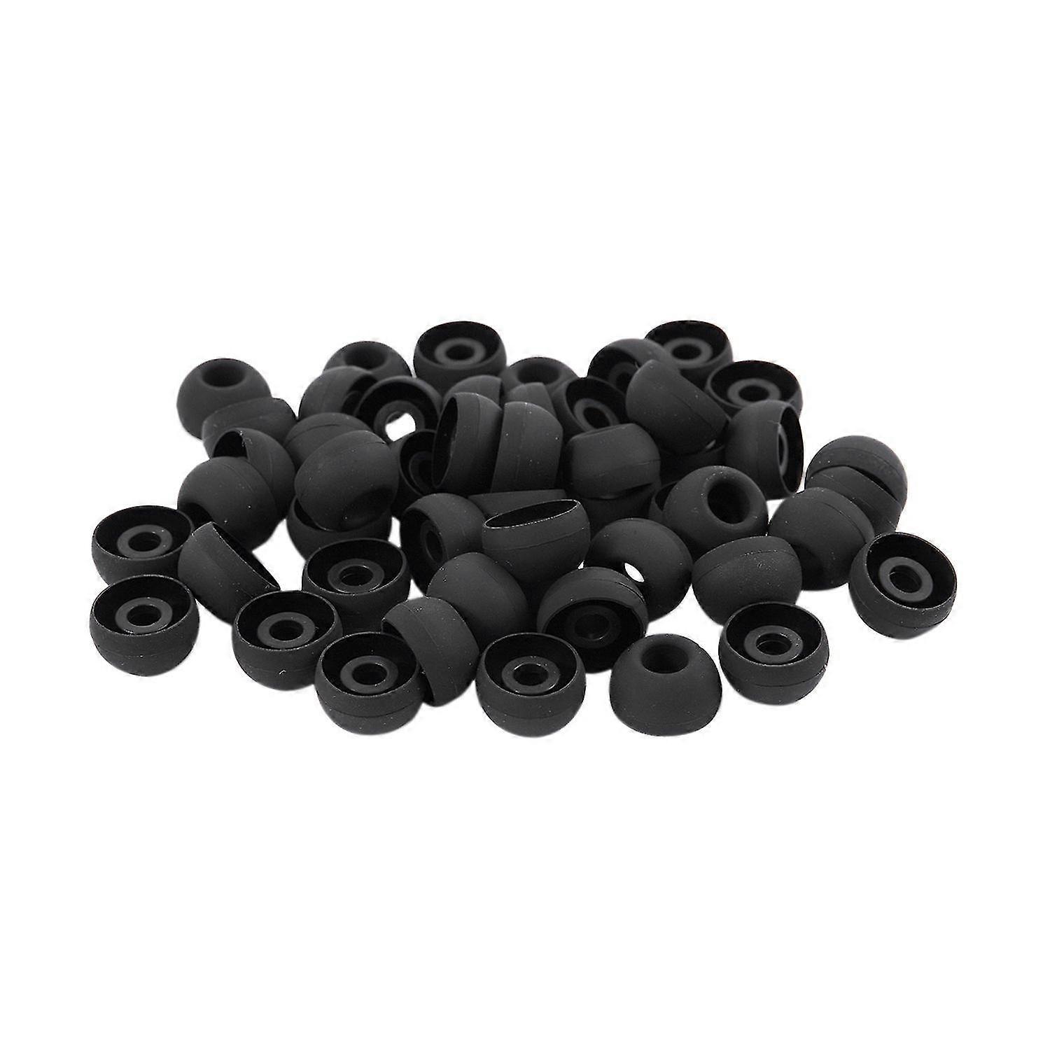 50 Pcs Black Earbuds Earpiece In Ear Buds Tip Cover Replacement | Fruugo UK