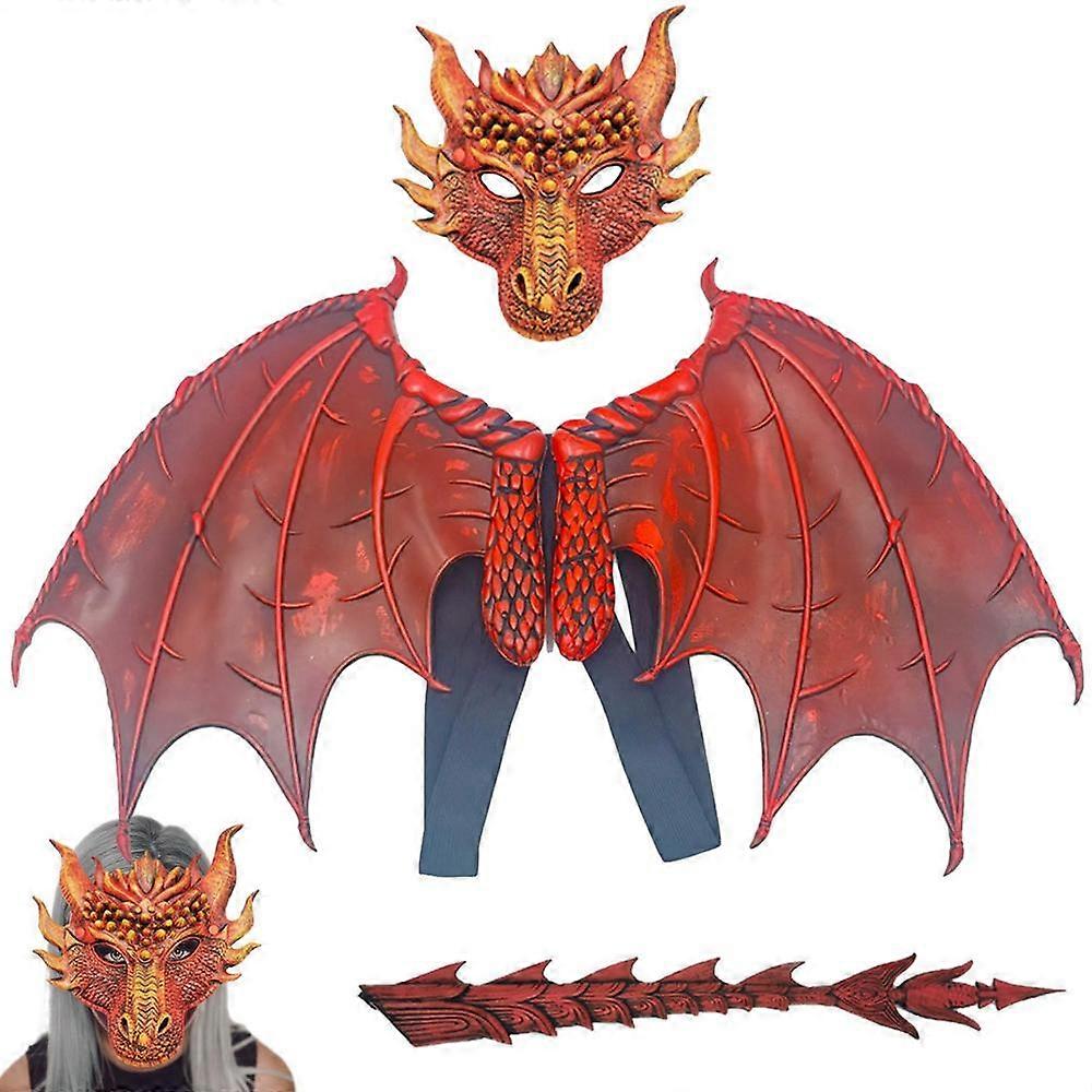 Halloween Dragon Costume Dragon Cosplay Props Wing And Tail Halloween ...