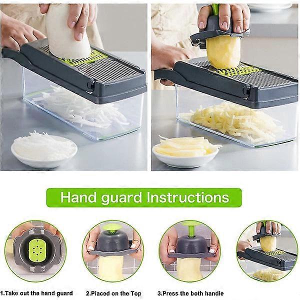 Upgraded Version 14 in 1 Large Safety Chopper Vegetable Chopper | Fruugo UK