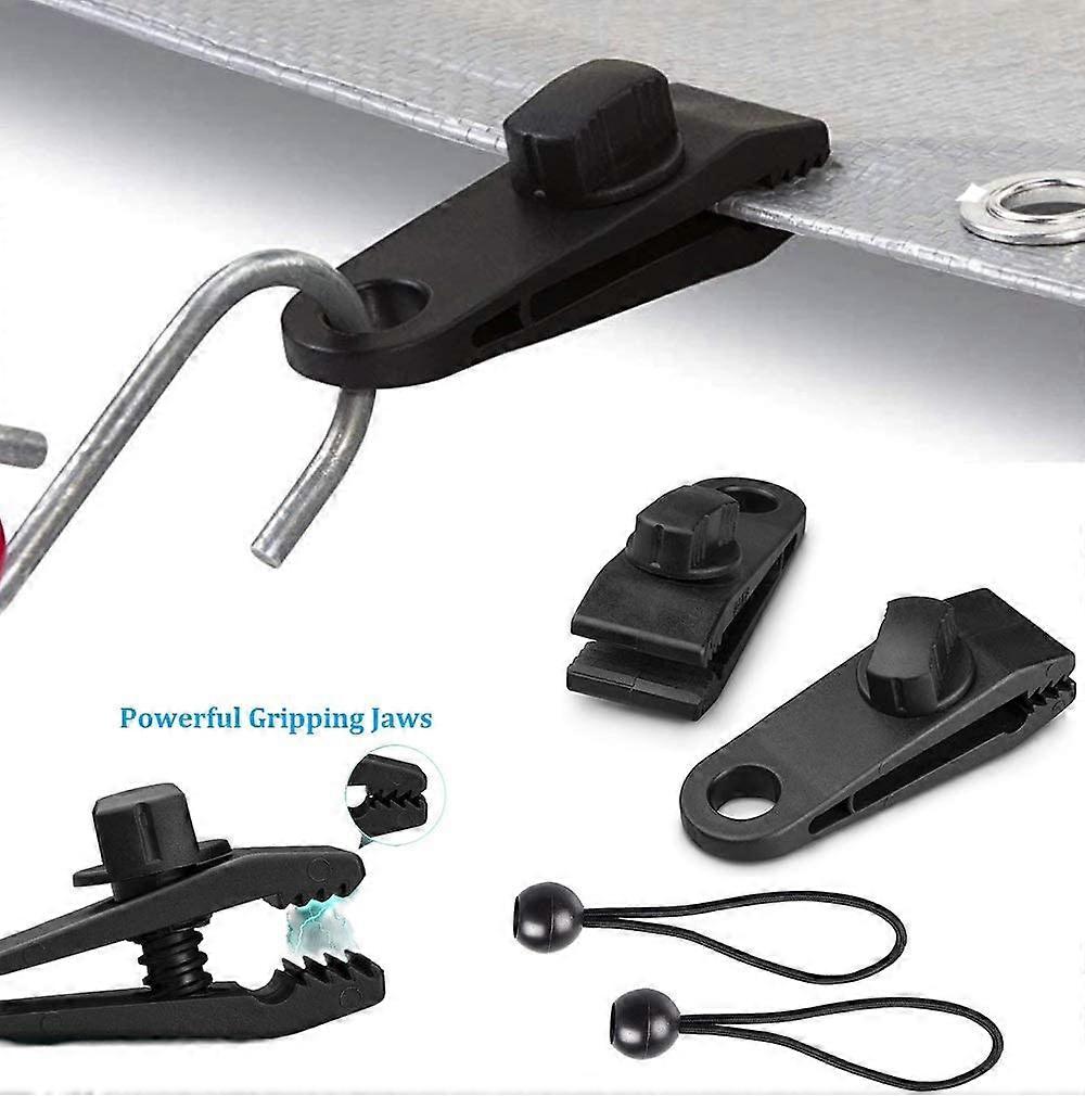 10 Sets Tarp Clip Tent Clamp Tarp Awnings Clip Awnings Clamp Tensioner ...