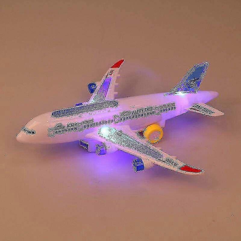 Electric Airliner Airplane With Music Lights Sound Toy Plane A380 ...
