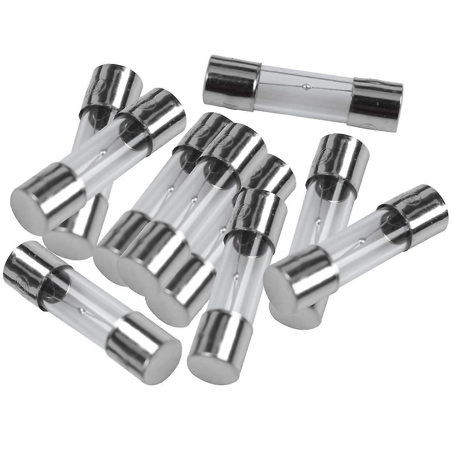 10 Pcs 250v 3a 3amp Slow Blow Glass Fuses Tubes 5mm X 20mm | Fruugo UK