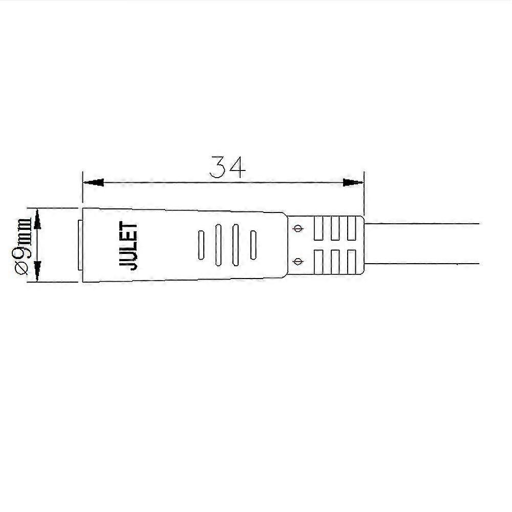 Electric Bicycle Extension Cable 3 Pin Male To Female Waterproof Cable ...