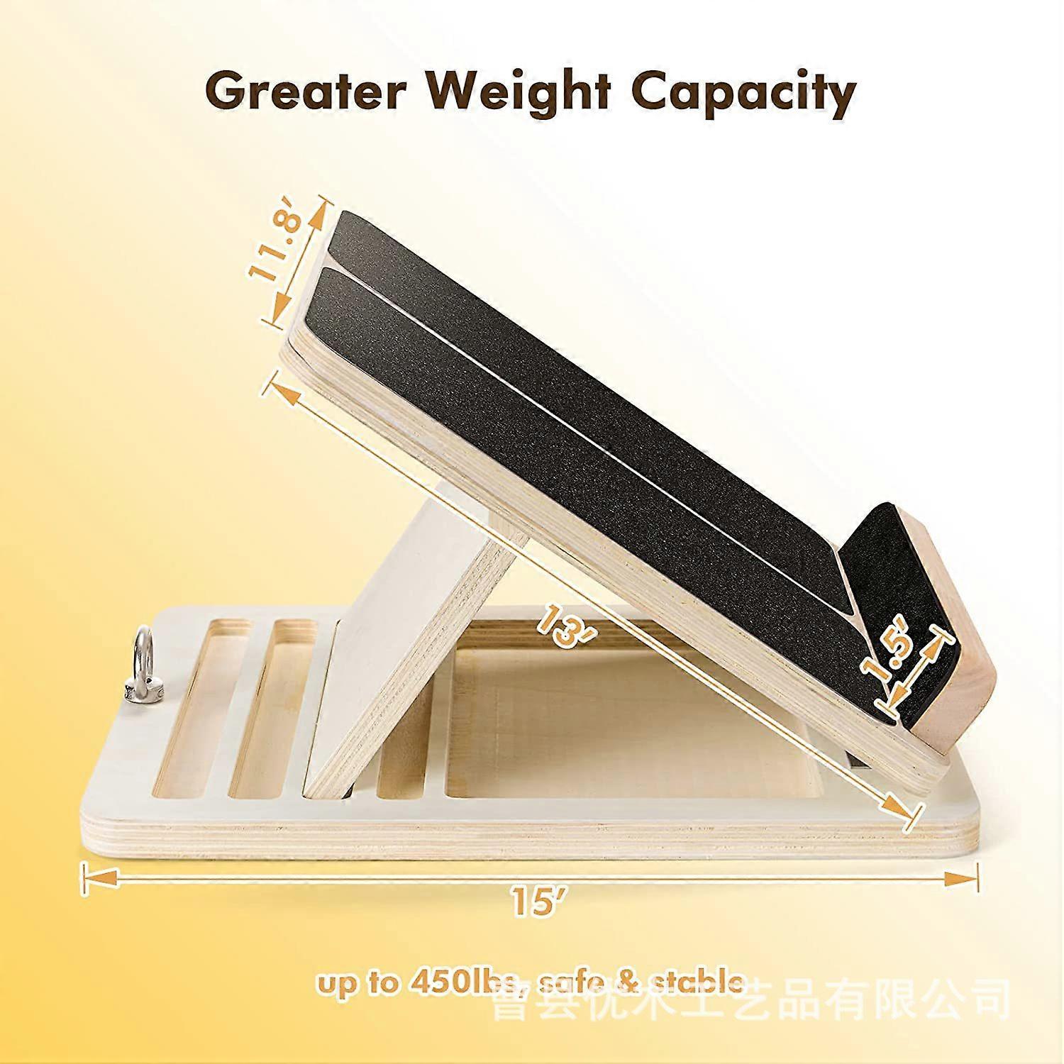 Professional Incline Board, Wooden Calf Stretcher Incline Board ...